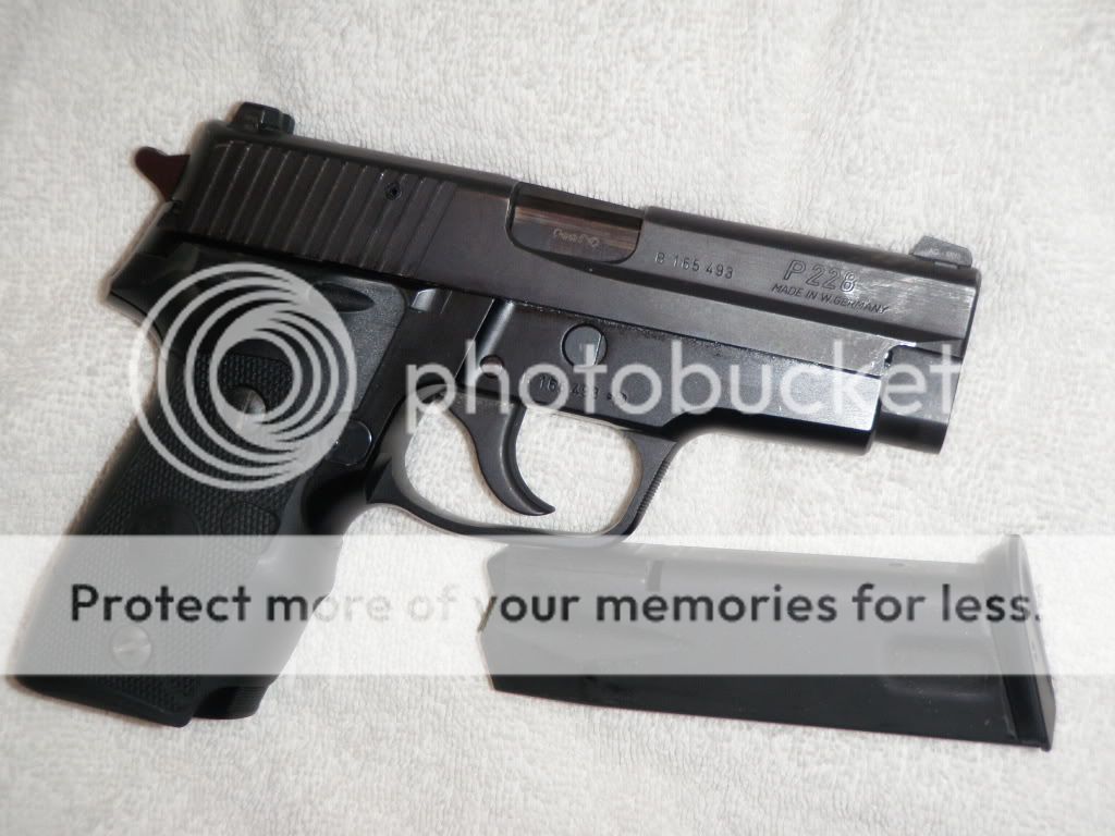 Sig 228 W/ Night sights and Crimson Trace laser grips - Calguns.net