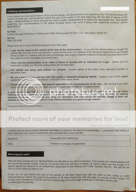 Contravention code 53j, need to appeal - Newham council - Local ...