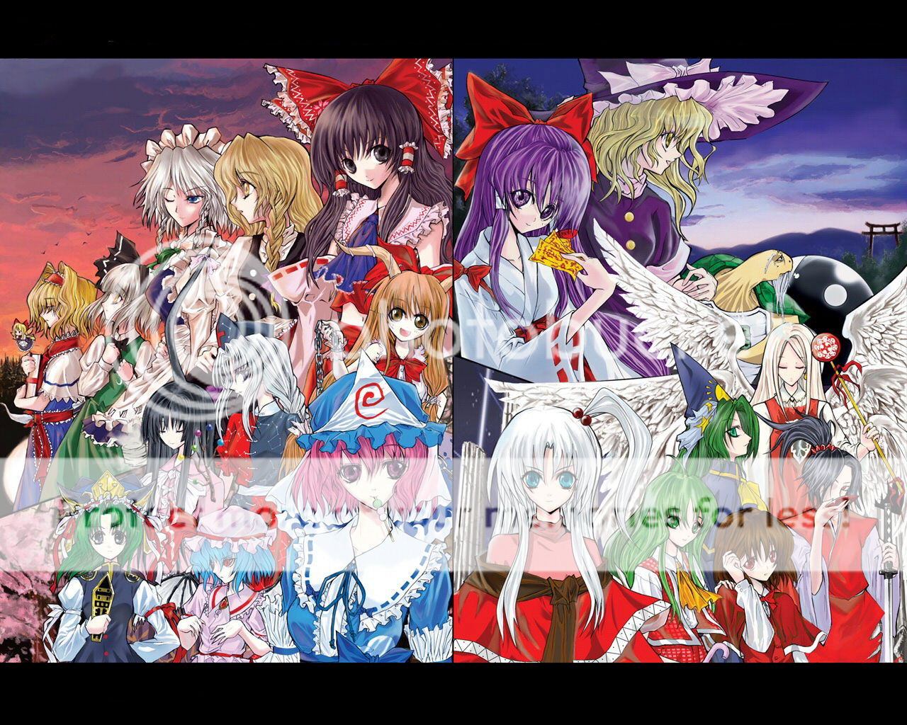 Touhou games 1-5 PC-98