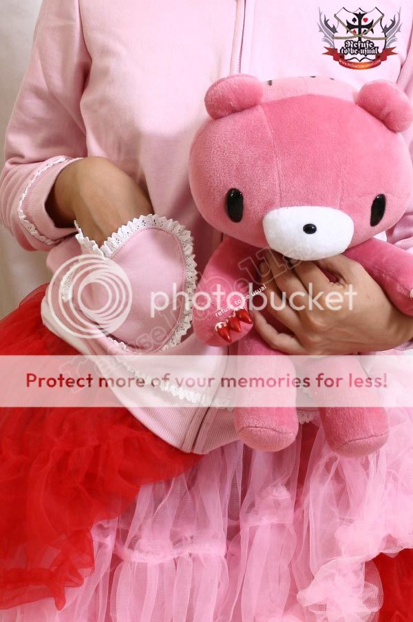 Kera Punk Gloomy Hooded Kill Pink Bear CUB Parka Jacket