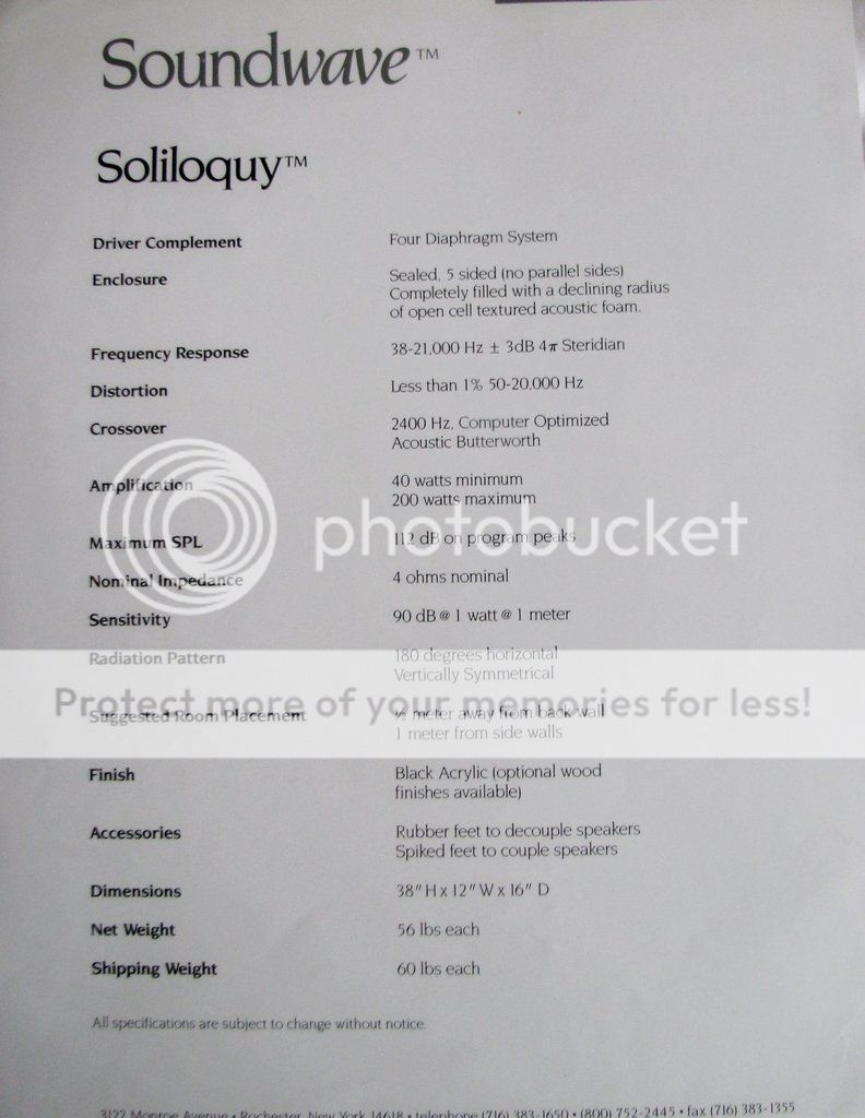 Soundwave Fidelity Corp. Rochester, N.Y. | Audiokarma Home Audio Stereo ...