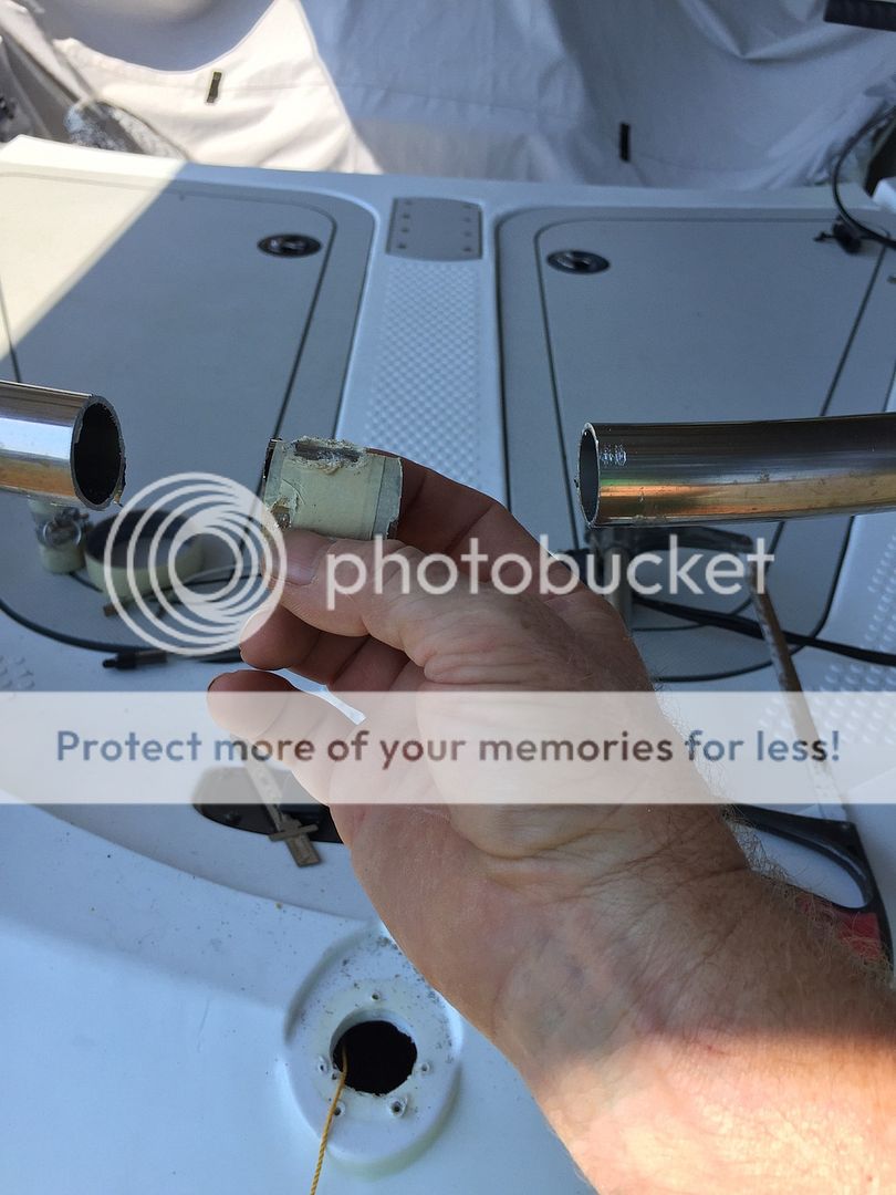 Bow rail modification complete | Pensacola Fishing Forum